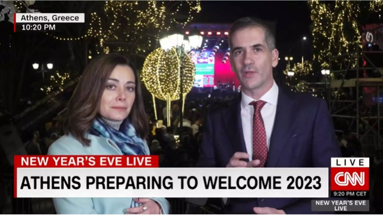 Την Πρωτοχρονιά της Αθήνας «ξεχώρισε» το CNN – O Μπακογιάννης «ζωντανά ...
