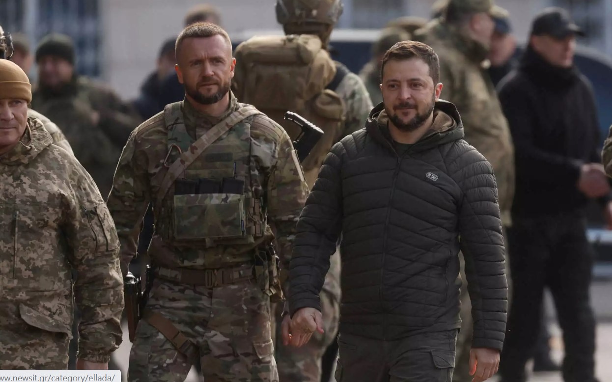 Ουκρανία: Ο Βολοντίμιρ Ζελένσκι υπόσχεται ξανά πως θα ανακαταληφθεί ...
